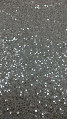 China Sequin Lace Fabric For Embroidered Trim Using Customized Design Factory For Gowns for sale