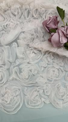 China 3D Floral Lace Fabric Embroidered Stretch – All the Lace You Love Sweet Dresses for sale