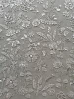 China Nylon Polyester Embroidered Lace Fabric for sale