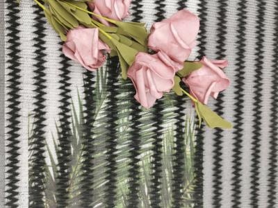China Striped Pleated Lace Fabric Structured tulle for sale