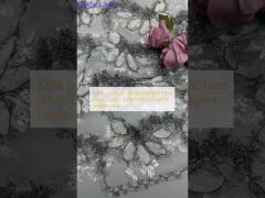 100% polyester doek met metalen kanten Luxe adem en elegante doek doek
