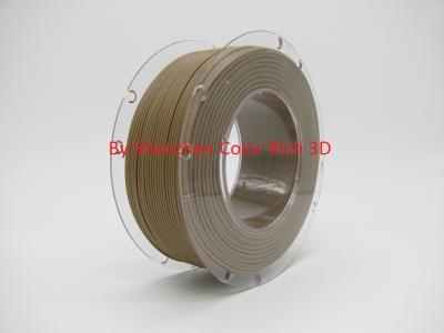 China Brown Color 1.75mm 3mm PLA ABS 3D Printing Filament for 3D Printer and Print Pen for sale