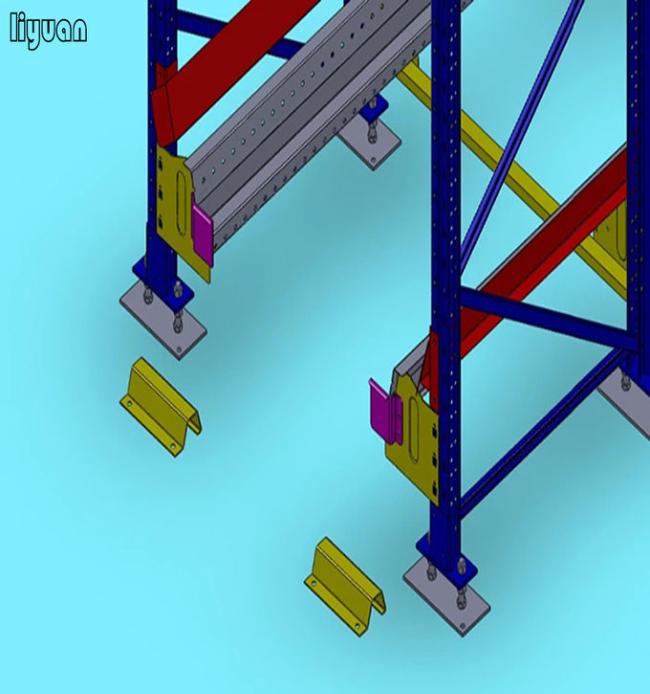 VNA 깔판 벽돌쌓기 체계 저장 선반설치를 선반에 얹는 아주 좁은 통로