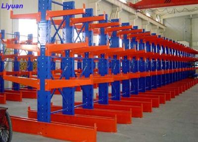 Cina Stoccaggio materiale del magazzino del singolo doppio dello scaffale legname a mensola strutturale laterale del tubo in vendita