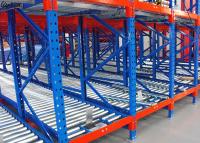 China Optional Color Gravity Flow Pallet Rack Fully Adjustable Capacity 500-5000kgs for sale
