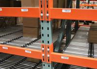 China Optional Color Gravity Flow Pallet Rack Fully Adjustable Capacity 500-5000kgs for sale