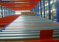 China Optional Color Gravity Flow Pallet Rack Fully Adjustable Capacity 500-5000kgs for sale