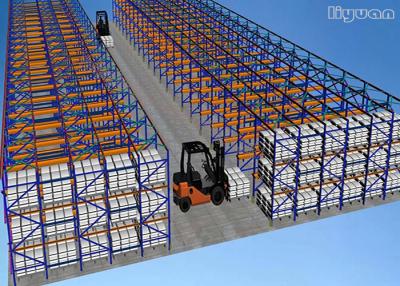 Cina Azionamento nel racking del magazzino, azionamento di stoccaggio del metallo attraverso il sistema dello scaffale del pallet in vendita