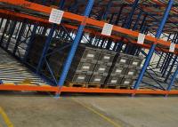 China Gravity Adjustable Pallet Racking System , Pallet Flow Rack Storage Systems for sale