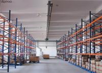 China Multi - Layer Very Narrow Aisle Racking Blue Orange Powder Coated Surface for sale