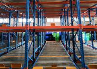 China Full Metal Gravity High Density Pallet Racking System Rust Resistance RAL System Color for sale