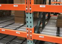 China Full Metal Gravity High Density Pallet Racking System Rust Resistance RAL System Color for sale