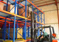 China First In First Out Racking System , Gravity Flow Rack In Warehouse Optional Dimension for sale