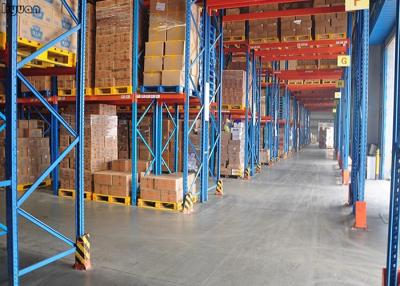 China Gemakkelijke Verrichtings Zware Pallet het Rekken Toebehoren Inbegrepen met Q345 SS400 Te koop
