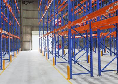 China De industriële Gegalvaniseerde Oppervlaktebehandeling van de Workshop Op zwaar werk berekende Pallet Rekken Te koop