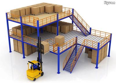 Cina Protezione contro la corrosione su misura della struttura d'acciaio del sistema di racking del mezzanino di stoccaggio in vendita