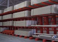 China Tube Cantilever Storage Rack System , Rolling Cantilever Rack Structural for sale