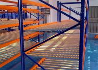 China Warehouse Picking System Case Carton Flow Rack With Plastic Gravity Roller Track for sale