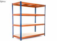 China Powder Coated Light Duty Racking Steel Shelf Panel Customized Dimension for sale