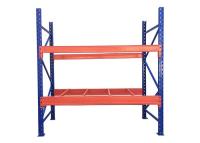 China Strong Structure Heavy Duty Pallet Racking System 4.5 Tons Per Layer Robot Welding for sale