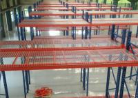 China Strong Structural Box Beam Heavy Duty Pallet Racking With Wire Mesh Decking for sale