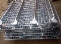 China Strong Structural Box Beam Heavy Duty Pallet Racking With Wire Mesh Decking for sale