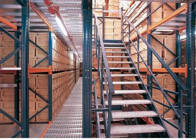 China Multi Layers Shelves Mezzanine Racking System Steel Platform Flooring Customized for sale