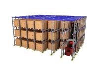 China High Density Storage Solution Q235B Drive Through Pallet Racking for sale