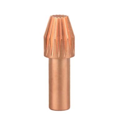 China La superficie polaca electrochapa 5 piezas del cobre del CNC de AXIS en venta