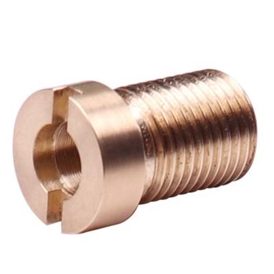 Cina Parti d'ottone di giro del rame di CNC di fresatura di alta precisione in vendita