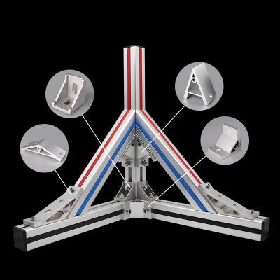 Cina L'accuratezza 0.01mm ha spazzolato il profilo di alluminio di superficie 4040 in vendita