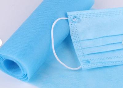 中国 疎水性PP SpunbondedのNonwoven生地10 -マスクの外の層のための50gsm 販売のため