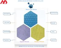 China Water Cube PP Nonwoven Fabric Hexagonal / Square / Sesame Pattern for sale