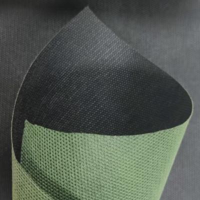 China Two-color Agricultural Nonwoven Green and Black Weed Control Fabric for Vegetables for sale