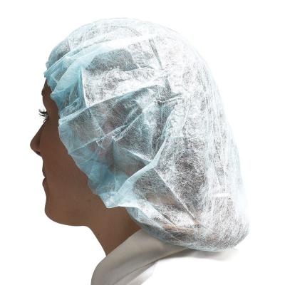 China Customised Disposable Bouffant Surgical Caps , Non Woven Bouffant Cap for sale
