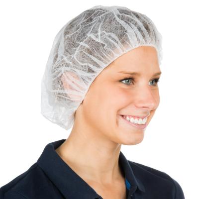 China Customised Disposable Bouffant Surgical Caps , Non Woven Bouffant Cap for sale