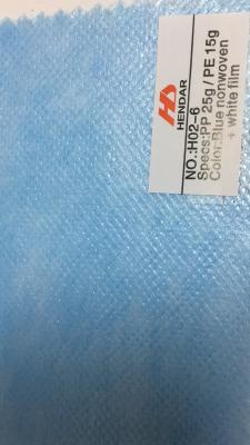 China Eco Friendly Laminated Non Woven Fabric PE / PP / OPP / PET Film Coated Fabric for sale