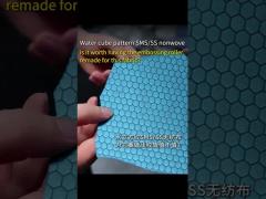Biologisch afbreekbaar waterkubuspatroon op maat gemaakt SMS SS PP non-woven waterdicht ademend
