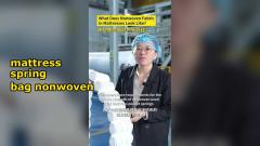 Mattresses Spring Bag Use Nonwoven Fabric Manufacturer