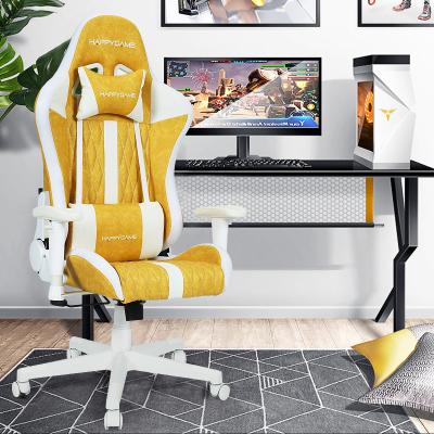 China High Quality Leather PU RGB Gaming Chair Swivel Computer Game Rotation Chair For Girls Gamer Gamer for sale