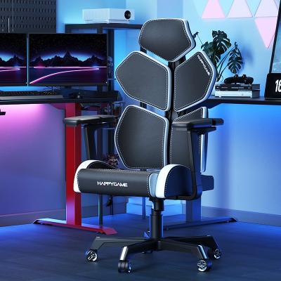 China Office Armrest 5D Mechanical Headrest Ventilation Computer Gaming Cooling Ergonomic Folding Adjustable Chair for sale