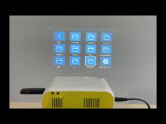 proiettore LCD 720P 1080P 4k Mini Projector White Black di 55dB LED