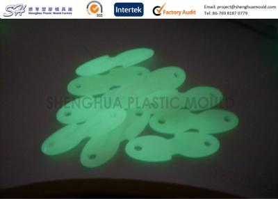 China Glow In The Dark Plastic Injection Molded Products Optional Clear PP PS ABS for sale