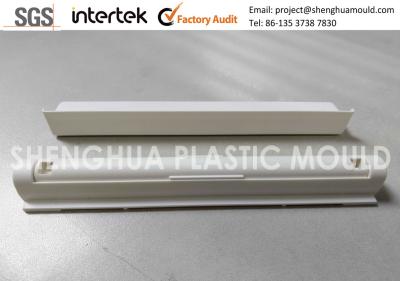 China ABS Injection Molded Plastic Parts / Components , White ABS Plastic Air Valve 5X1 Cavity for sale