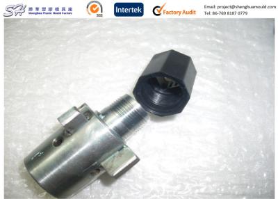 China DIY Plastic Injection Molding Plastics Round Black ABS Cap With Manual Unscrewing for sale