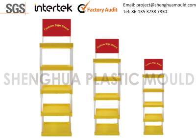 China Retail Plastic Shelf Display Racks Heavy Duty for sale