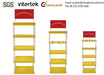 China HIPS PDisplay Racklastic  Shelf Multiple Layers for Retail Stores Shops 30kgs for sale