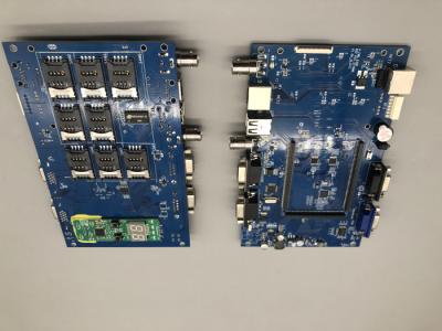 China Groen 4 laag 2OZ Rigid Printed Circuit Boards, Fr4 Multilayer PCB Board Te koop