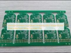 OEMの携帯電話の青いSoldermaskの白いシルクスクリーンFR4の電子プリント基板