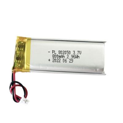 China van het het Lithiumpolymeer van 3.7V 800mAh Navulbare Batterij 802050 voor Vraaglicht Te koop